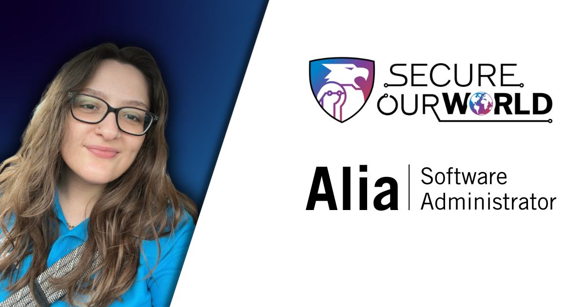 Celebrating Cybersecurity Careers Week: Spotlight on Alia